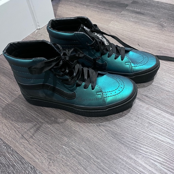 Vans | Shoes | Harry Potter Slytherin Vans | Poshmark